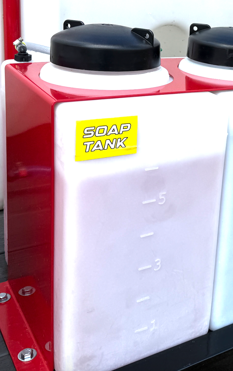 Soap Tank Label – Overkill Wash Equipment